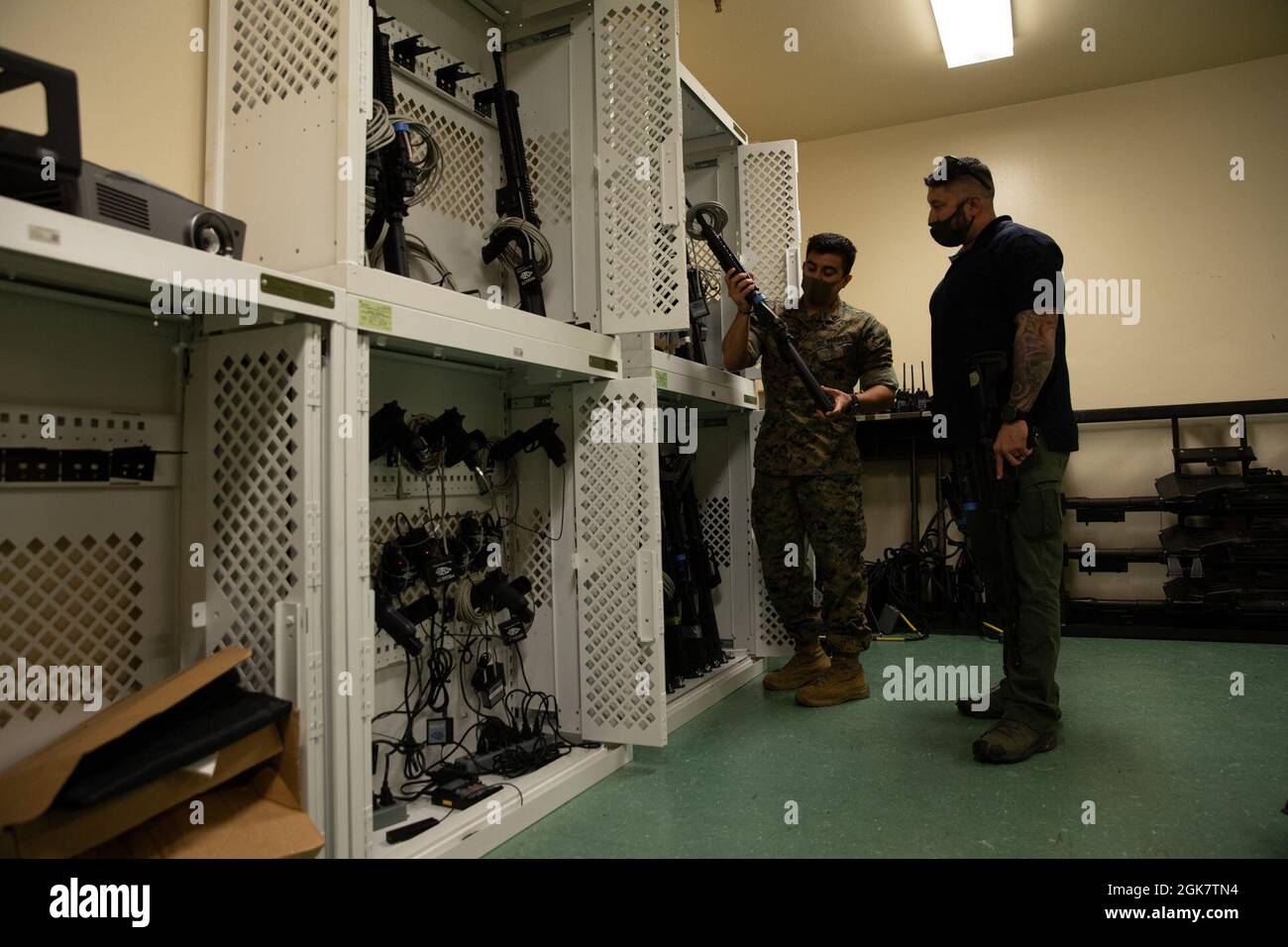 Joseph Ornauer, a resident contractor who supports 3d Marine Logistics ...