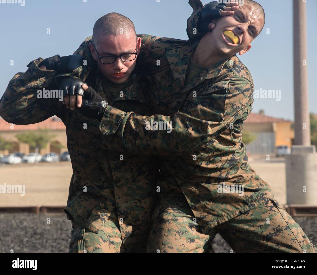 U.S. Marine Corps Recruit Nathaniel A. Nethercutt-Clamme, a recruit ...