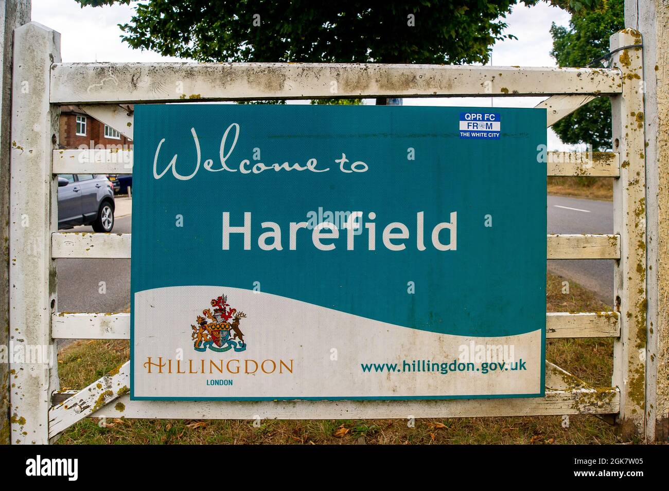 Harefield, Uxbridge, UK. 13th September, 2021. HS2 construction work ...