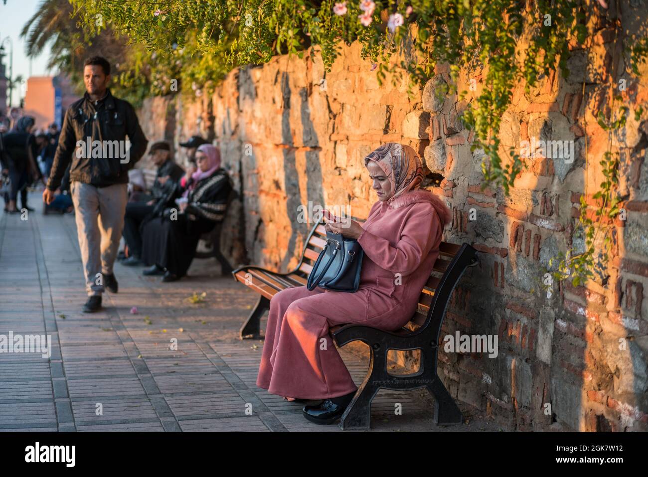Street scene in the Marrakesh, Morocco, Africa Stock Photo - Alamy