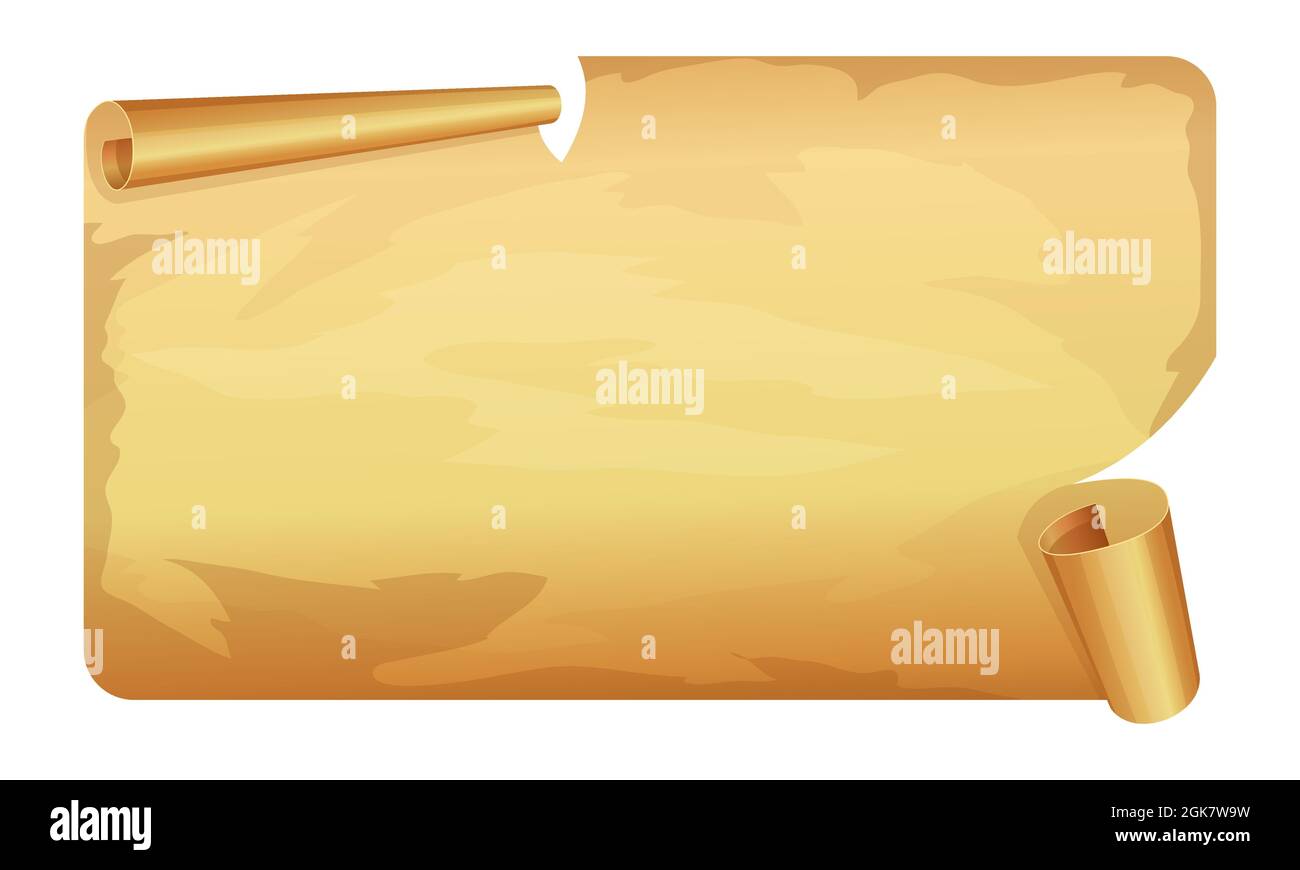 Big golden scroll of parchment Stock Vector Image & Art - Alamy