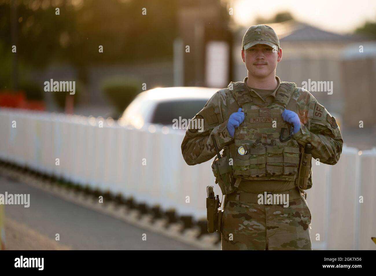 U.S. Air Force Airman 1st Class Benjamin Mcelhaney, 377th Security ...