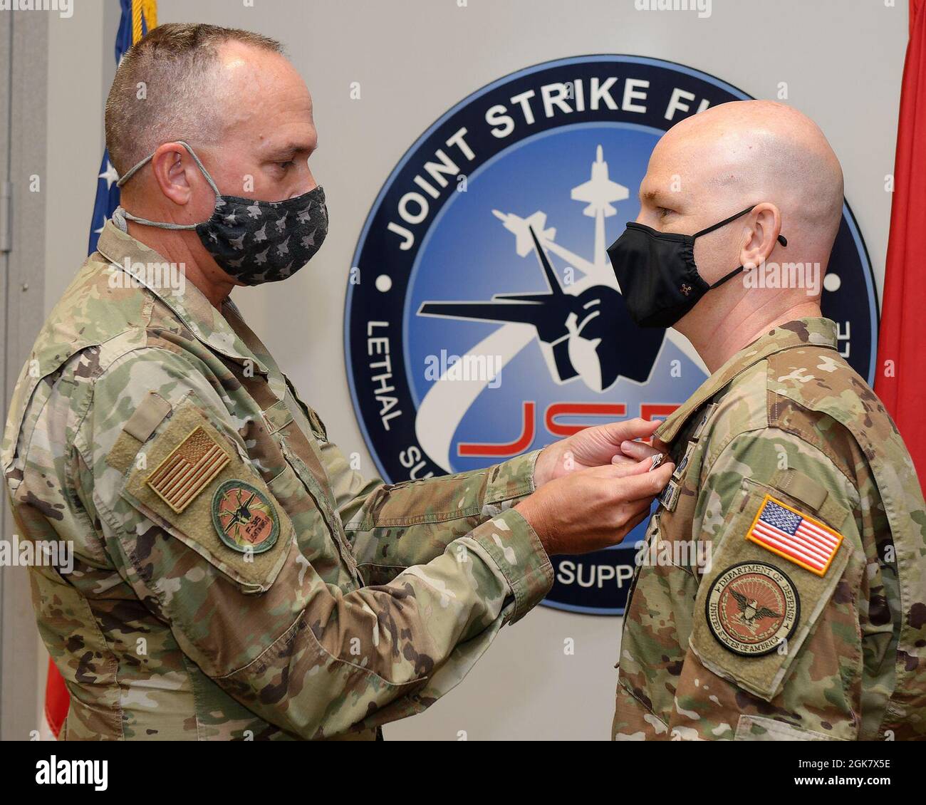 Lt. Gen. Eric Fick, F-35 Joint Program Executive Officer, pins Lt Col ...