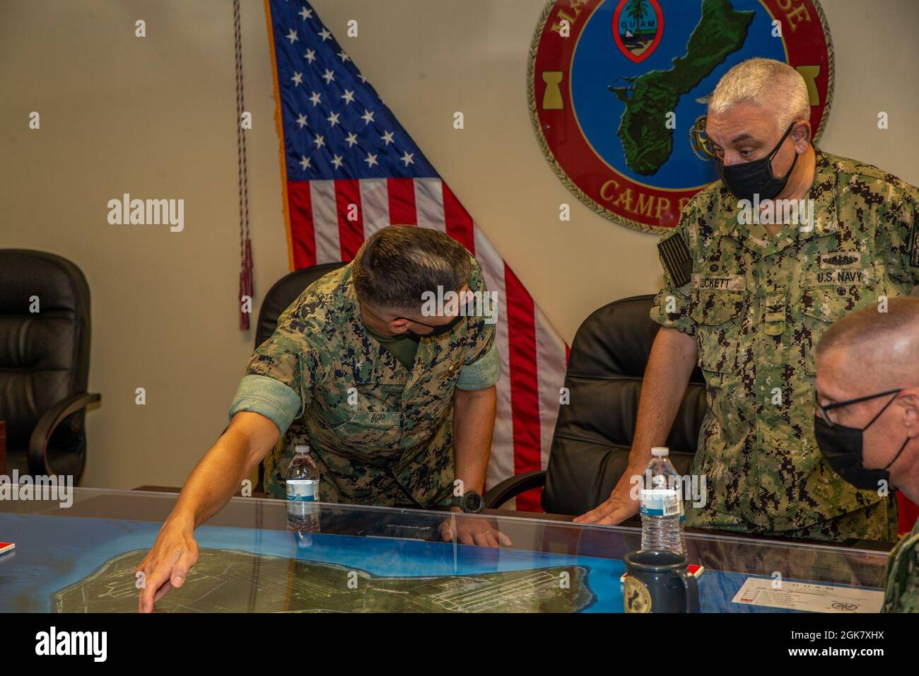 Col. Christopher Bopp, the Marine Corps Base (MCB) Camp Blaz Commanding ...