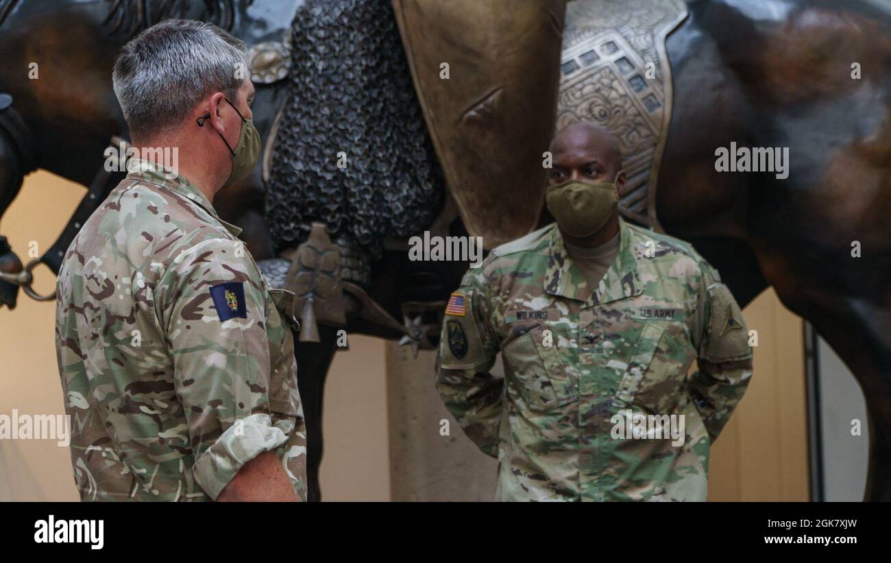 Maj. Gen. Michael Keating, deputy commander for support Stock Photo - Alamy