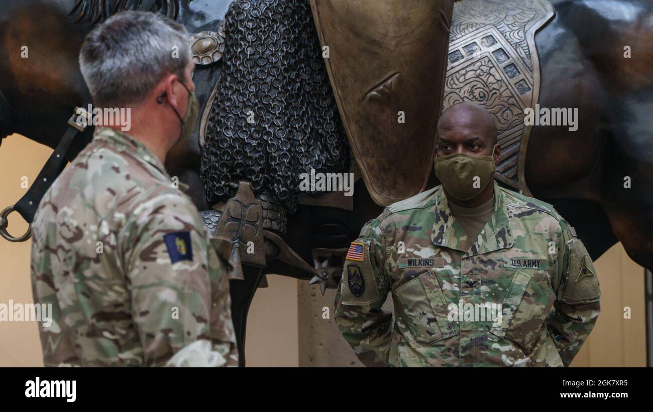 Maj. Gen. Michael Keating, deputy commander for support Stock Photo - Alamy