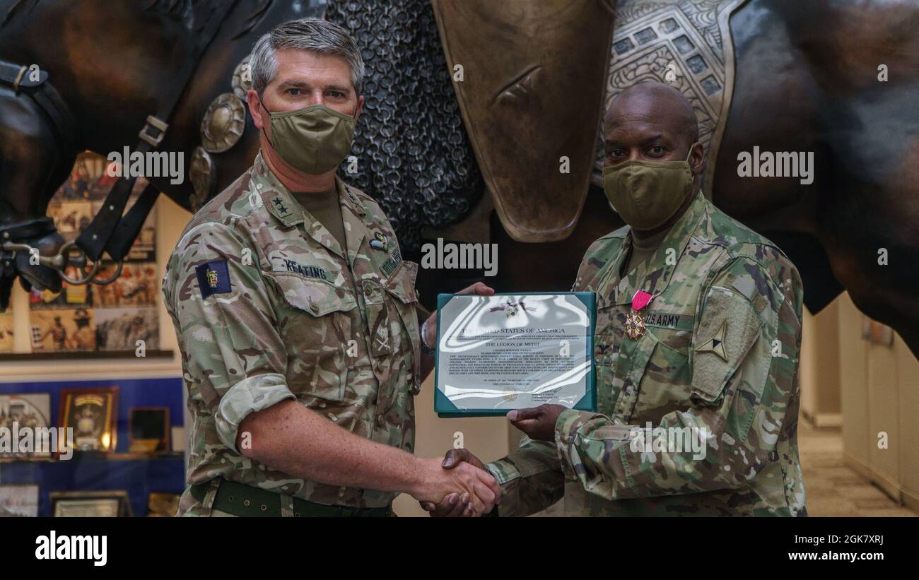 Maj. Gen. Michael Keating, deputy commander for support Stock Photo - Alamy