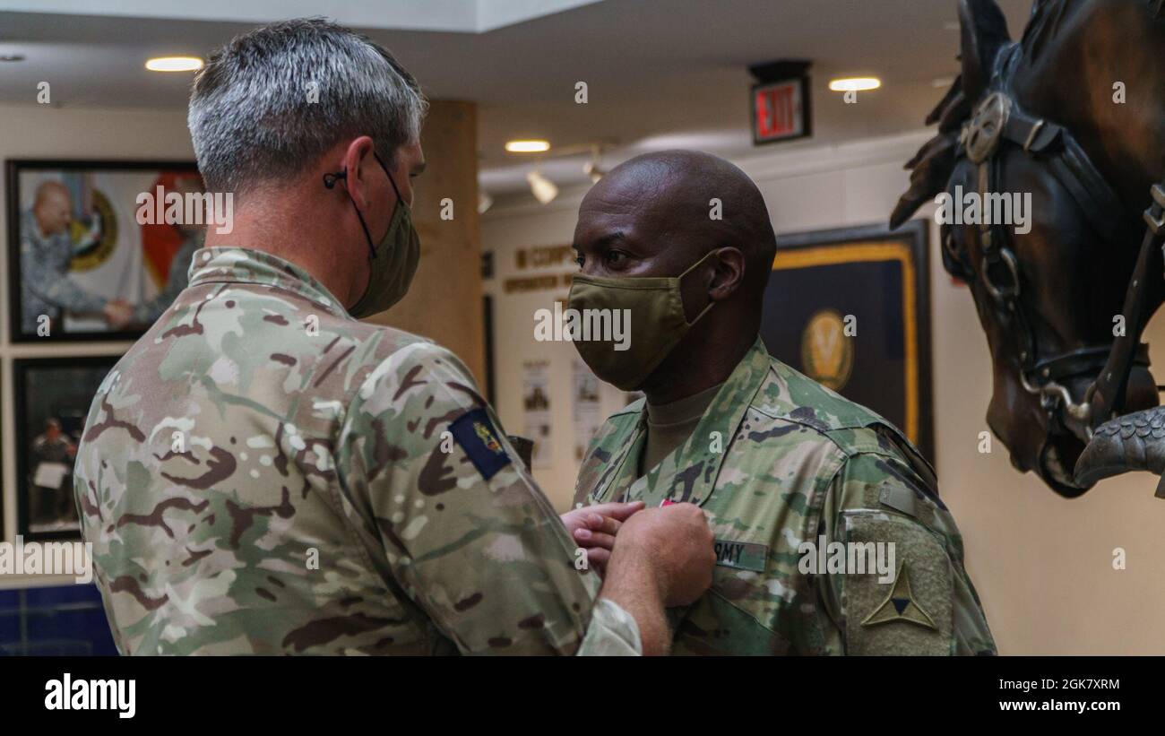 Maj. Gen. Michael Keating, deputy commander for support Stock Photo - Alamy