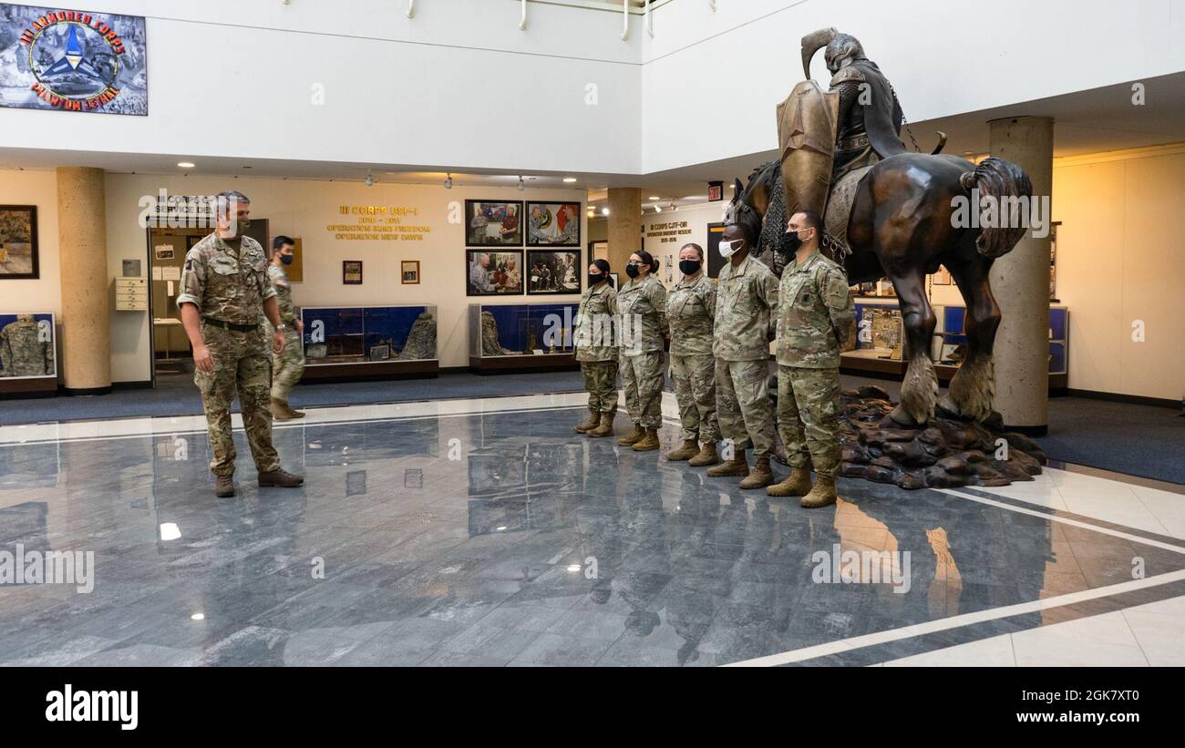 Maj. Gen. Michael Keating, deputy commander for support Stock Photo - Alamy