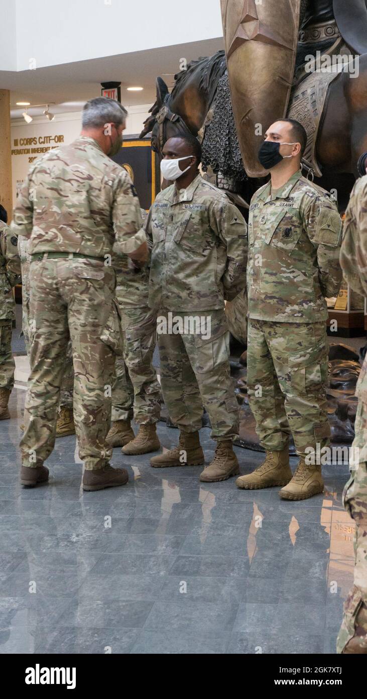 Maj. Gen. Michael Keating, deputy commander for support Stock Photo - Alamy