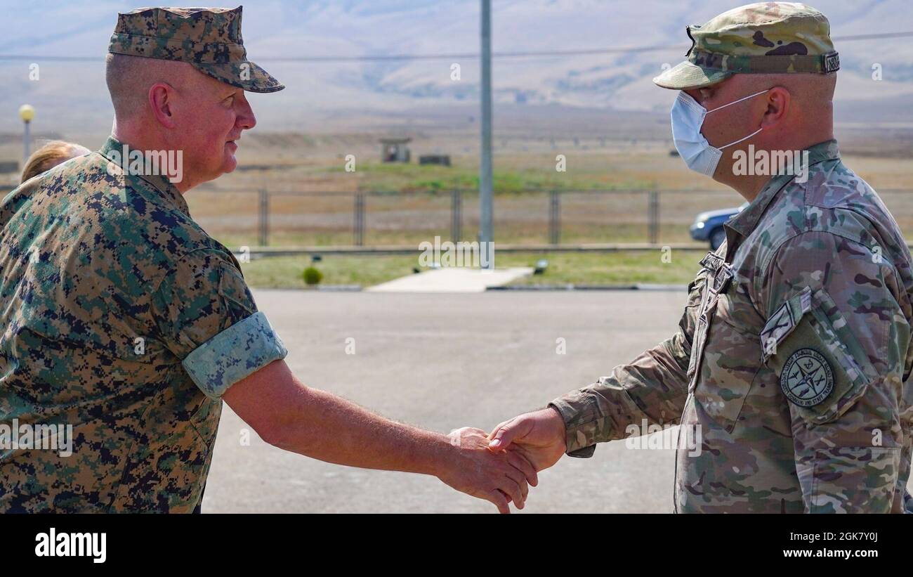 U.S. Marine Corps Maj. Gen. Tracy W. King, commander of U.S. Marine ...