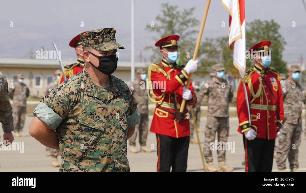 U.S. Marine Corps Lt. Col. Alan Miller, the Georgia Training Team ...