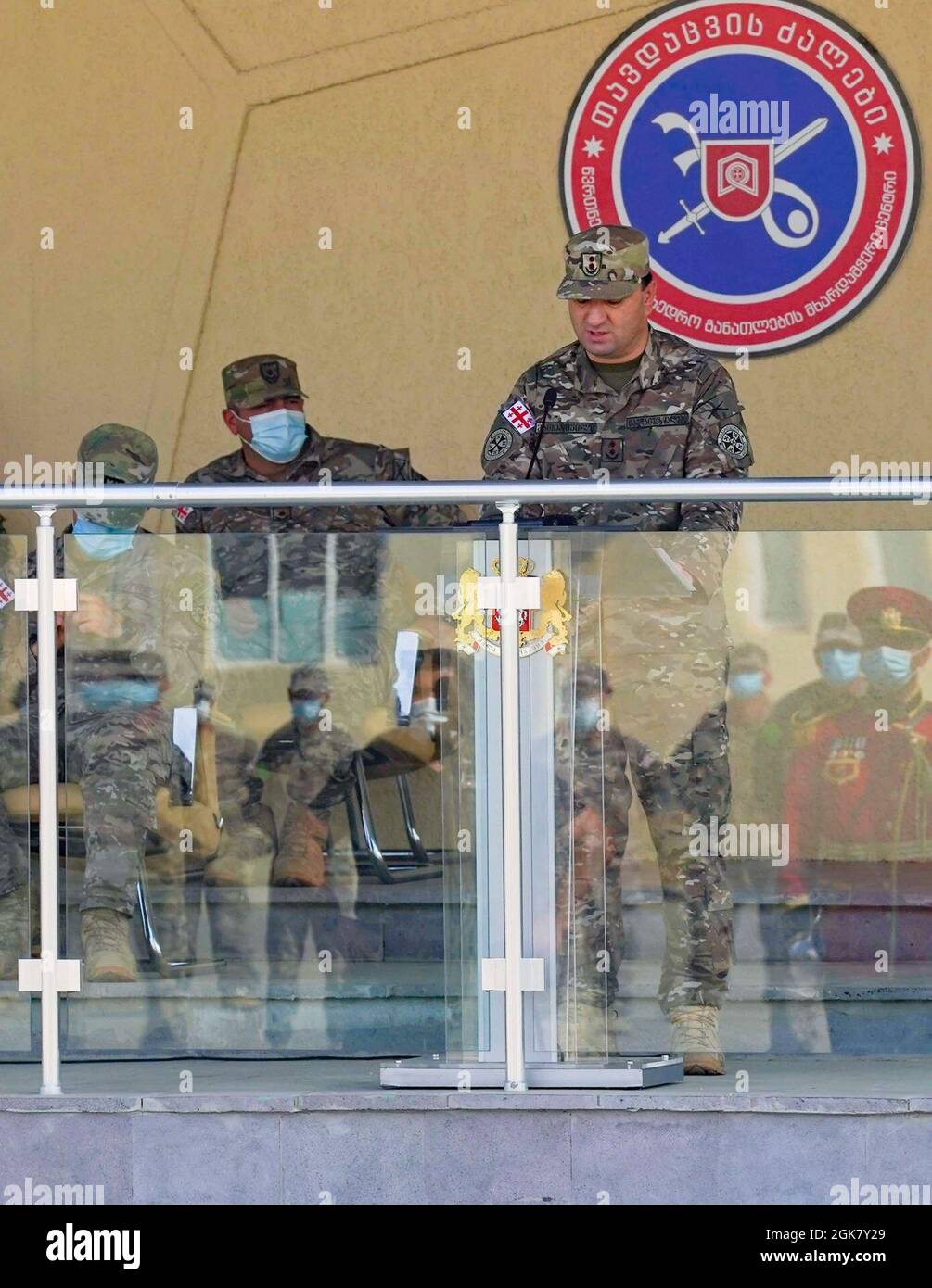 Maj. Gen. Giorgi Matiashvili, Chief of the Georgian Defense Forces ...