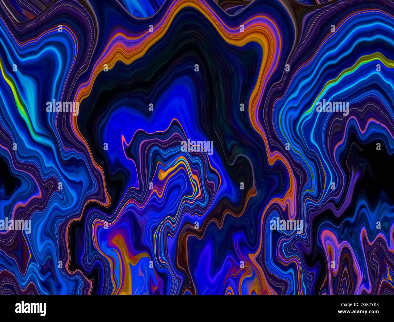 Abstract fluid painting. Modern art. 3D rendering Stock Photo - Alamy
