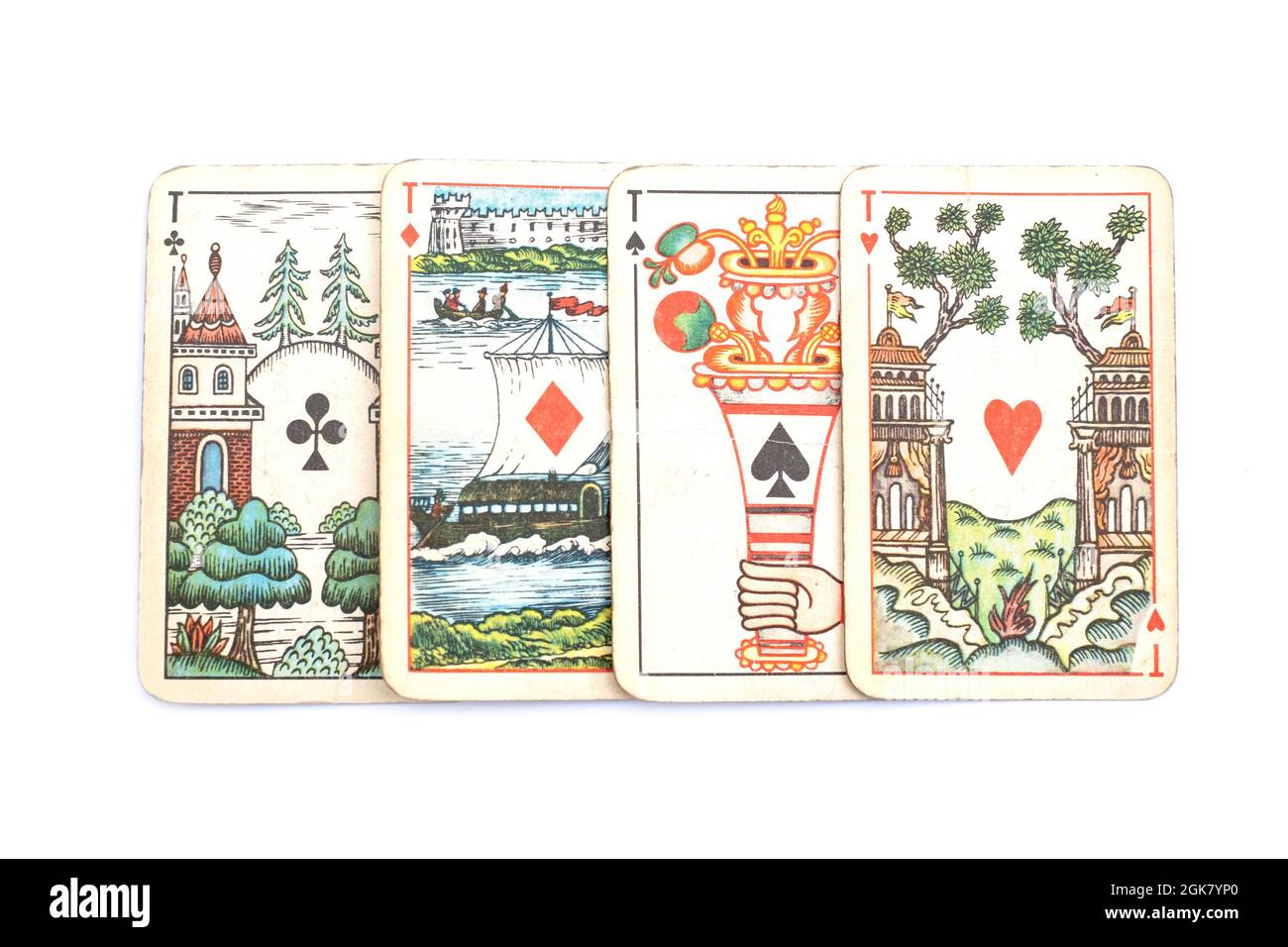 Legendary design of Soviet Union playing cards that were in almost ...