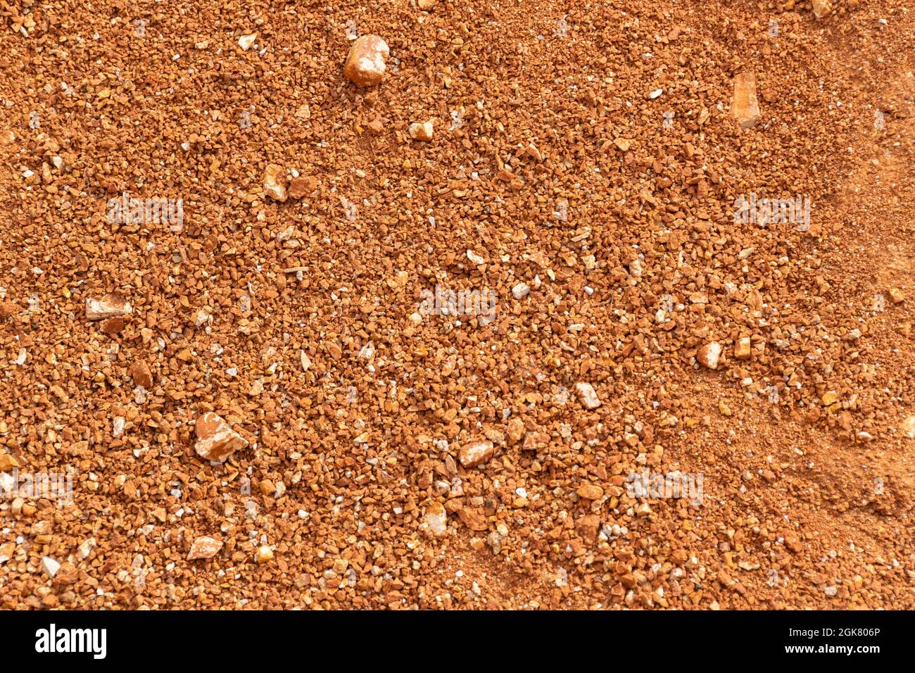 Ground surface texture, red soil background Stock Photo - Alamy