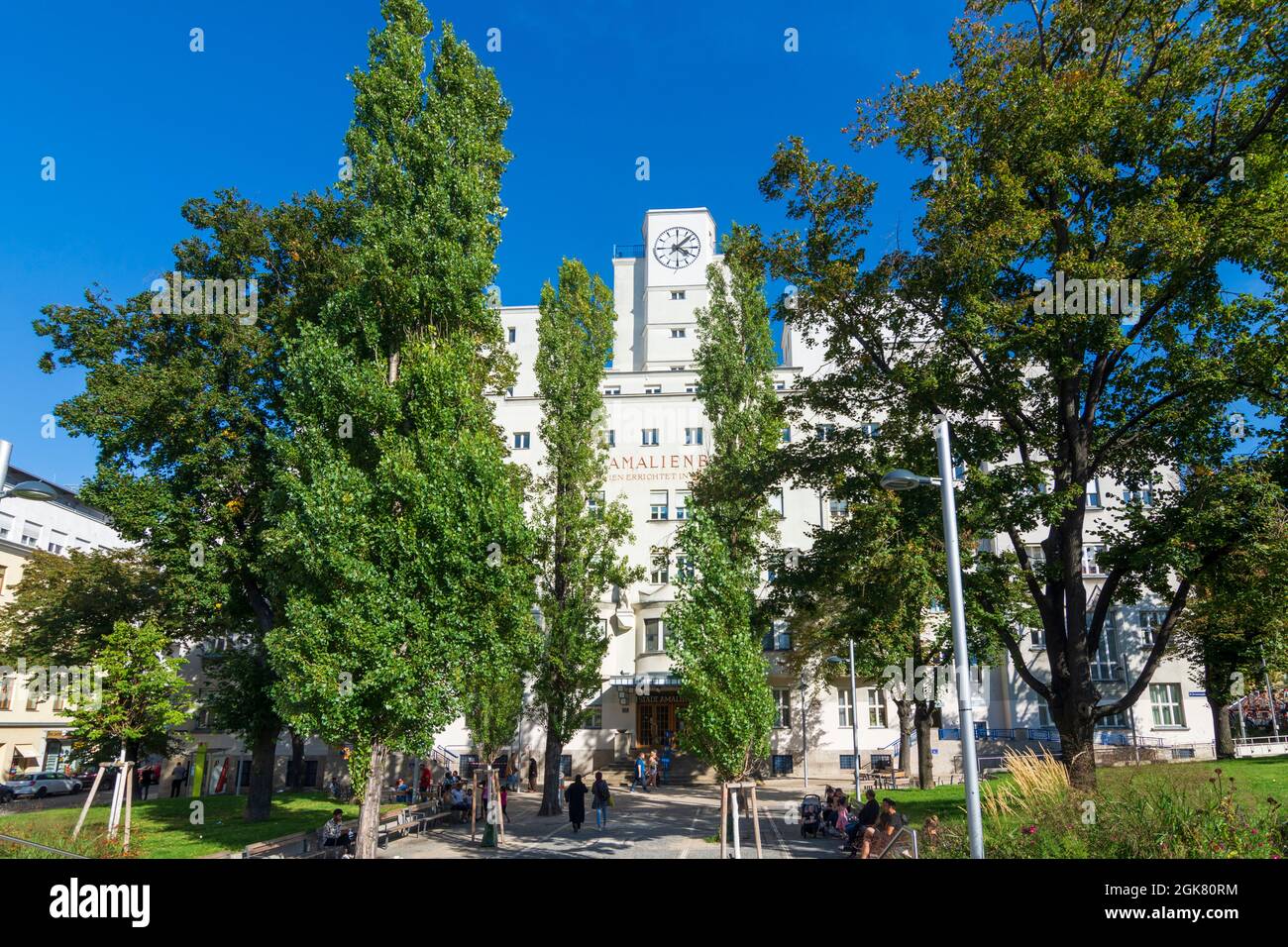 Wien, Vienna: spa Amalienbad in 10. Favoriten, Wien, Austria Stock ...