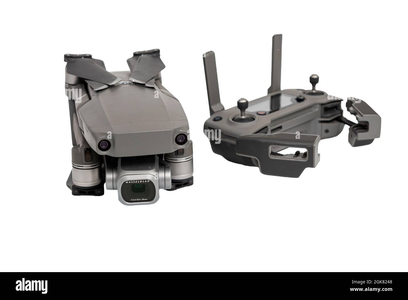 Riga, Latvia - 24 March 2021 : DJI Mavic 2 Pro with Hasselblad camera ...