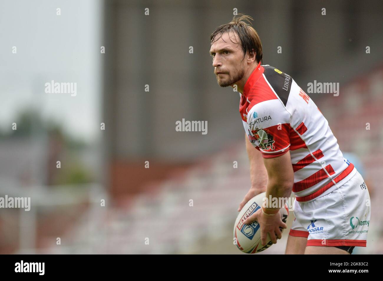 Leigh, England - 11 September 2021 - Joe Mellor of Leigh Centurions in ...