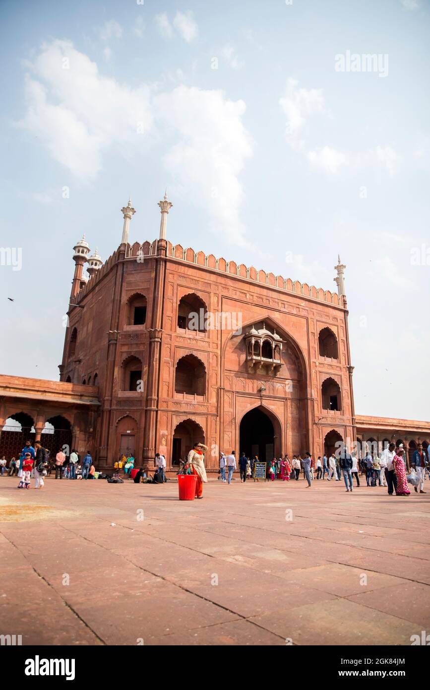 Main gate of jama masjid hi-res stock photography and images - Alamy