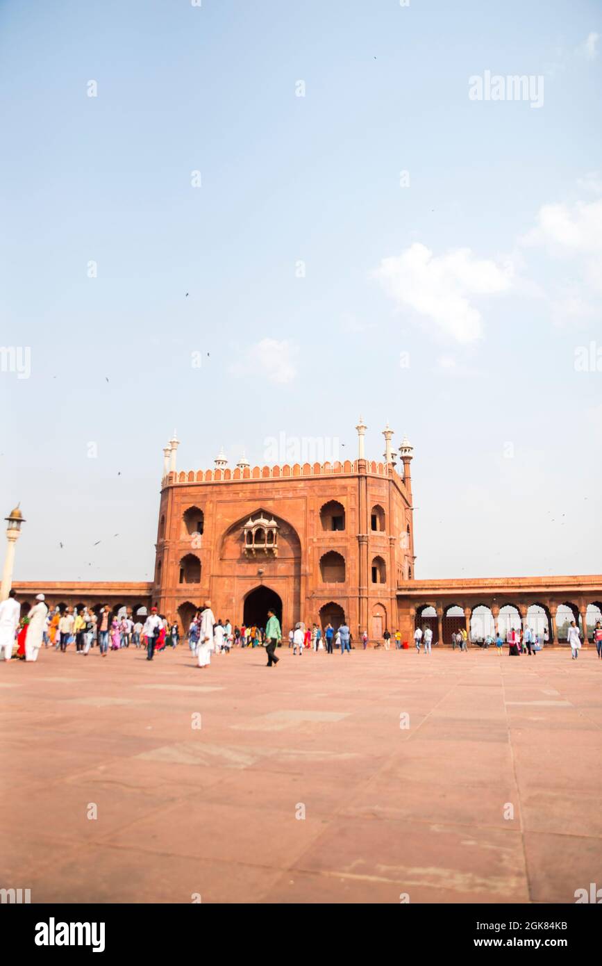 Main gate of jama masjid hi-res stock photography and images - Alamy