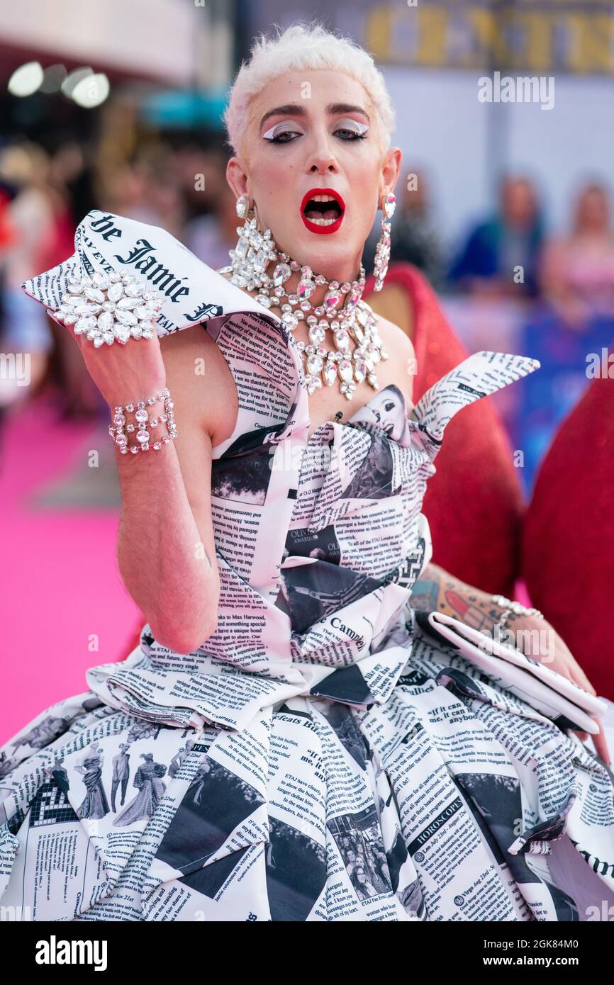 Jamie Campbell arriving for the world premiere of Everybody's Talking ...