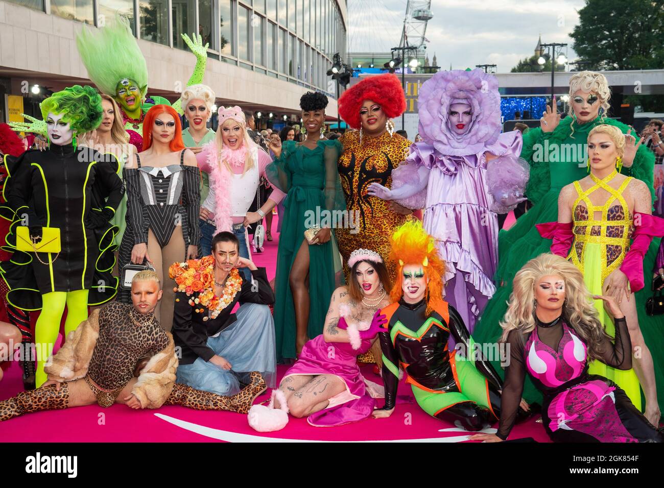 Drag artists arriving for the world premiere of Everybody's Talking ...