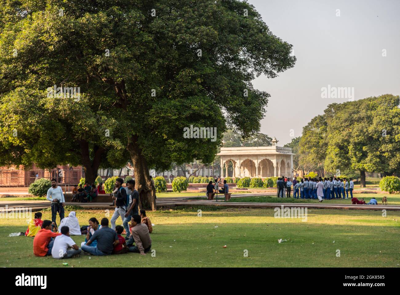 Buildings inside the Red Fort, Delhi, India Stock Photo - Alamy