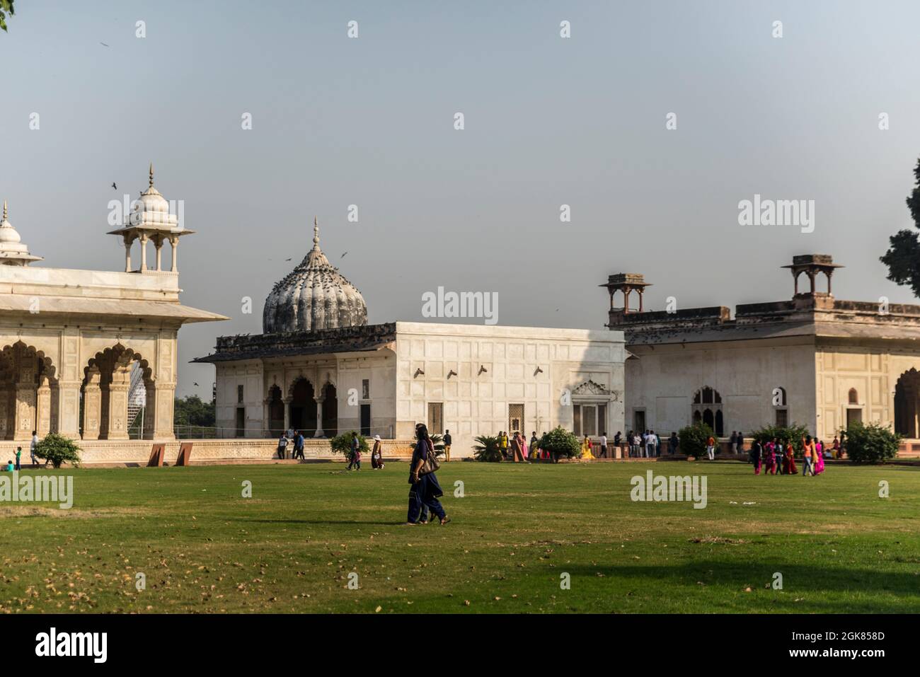 Buildings inside the Red Fort, Delhi, India Stock Photo - Alamy