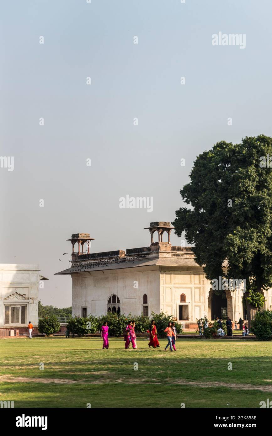Buildings inside the Red Fort, Delhi, India Stock Photo - Alamy