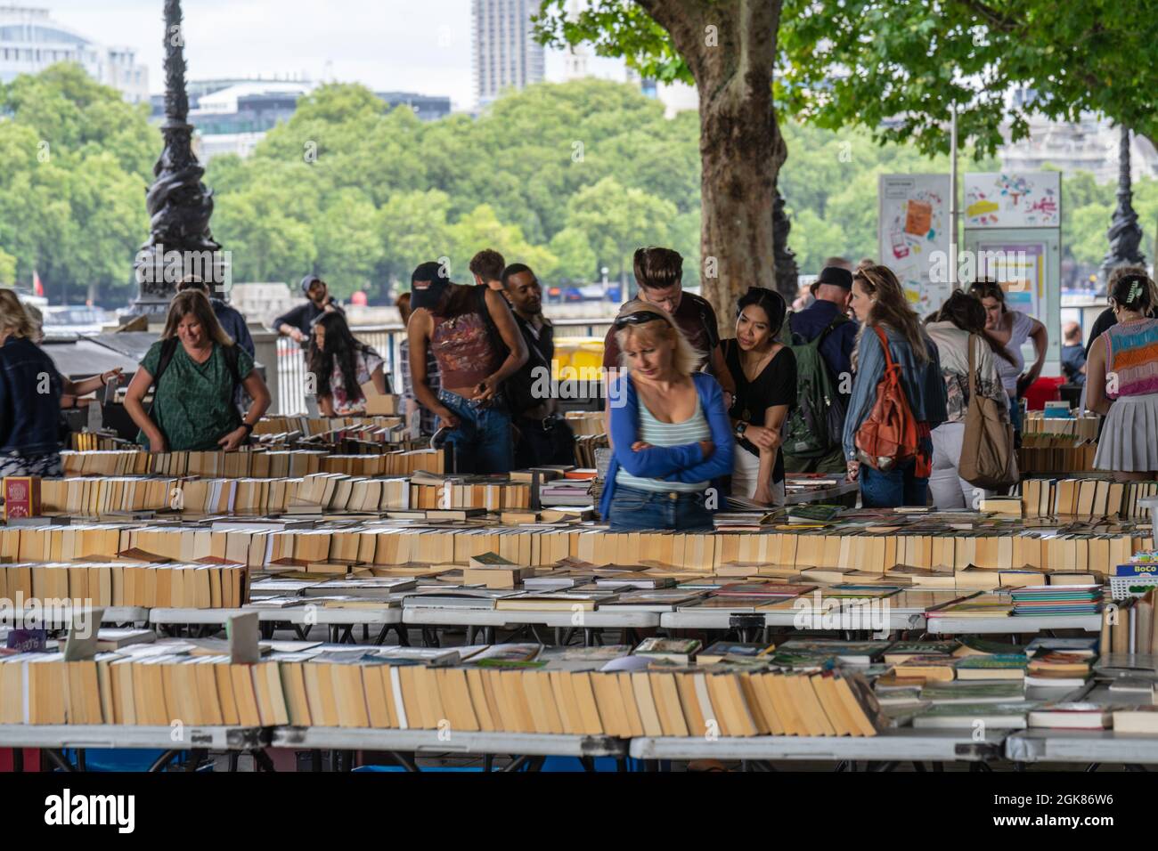 Nestled under Waterloo Bridge is one of the only permanent outdoor ...