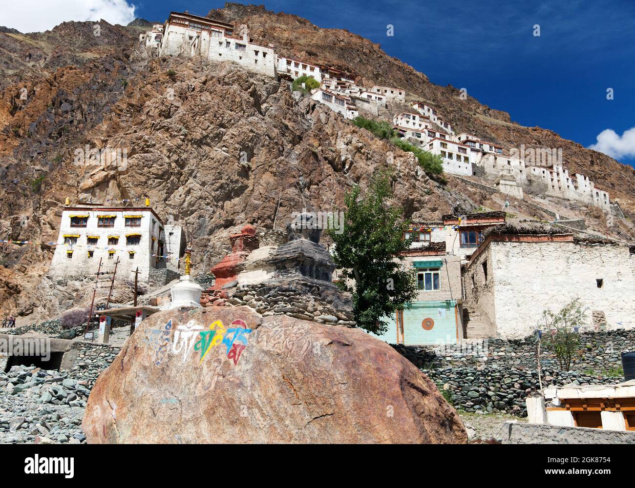 Karsha gompa - buddhist monastery in Zanskar valley - Ladakh - Jamu and ...