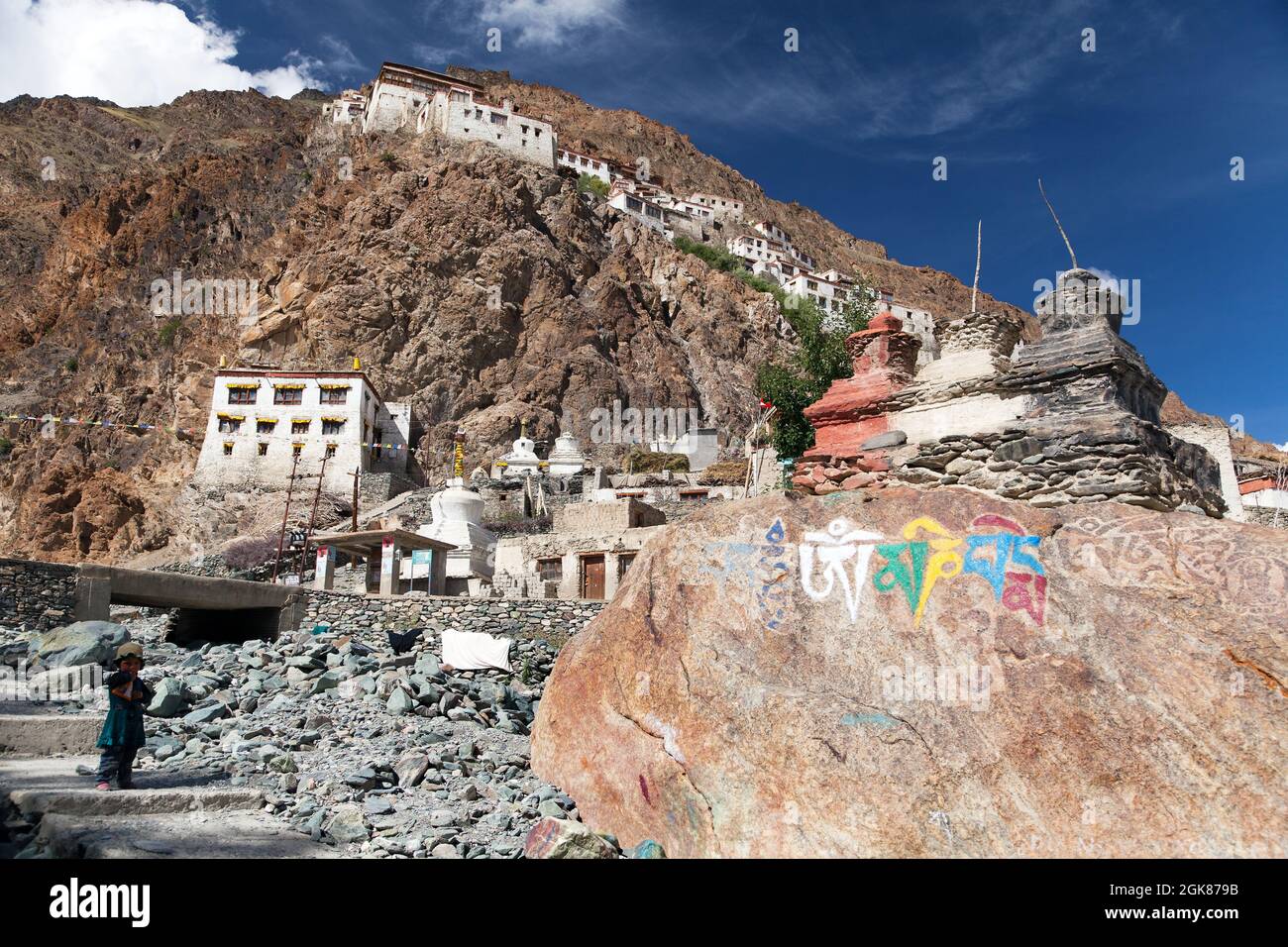 Karsha gompa - buddhist monastery in Zanskar valley - Ladakh - Jamu and ...