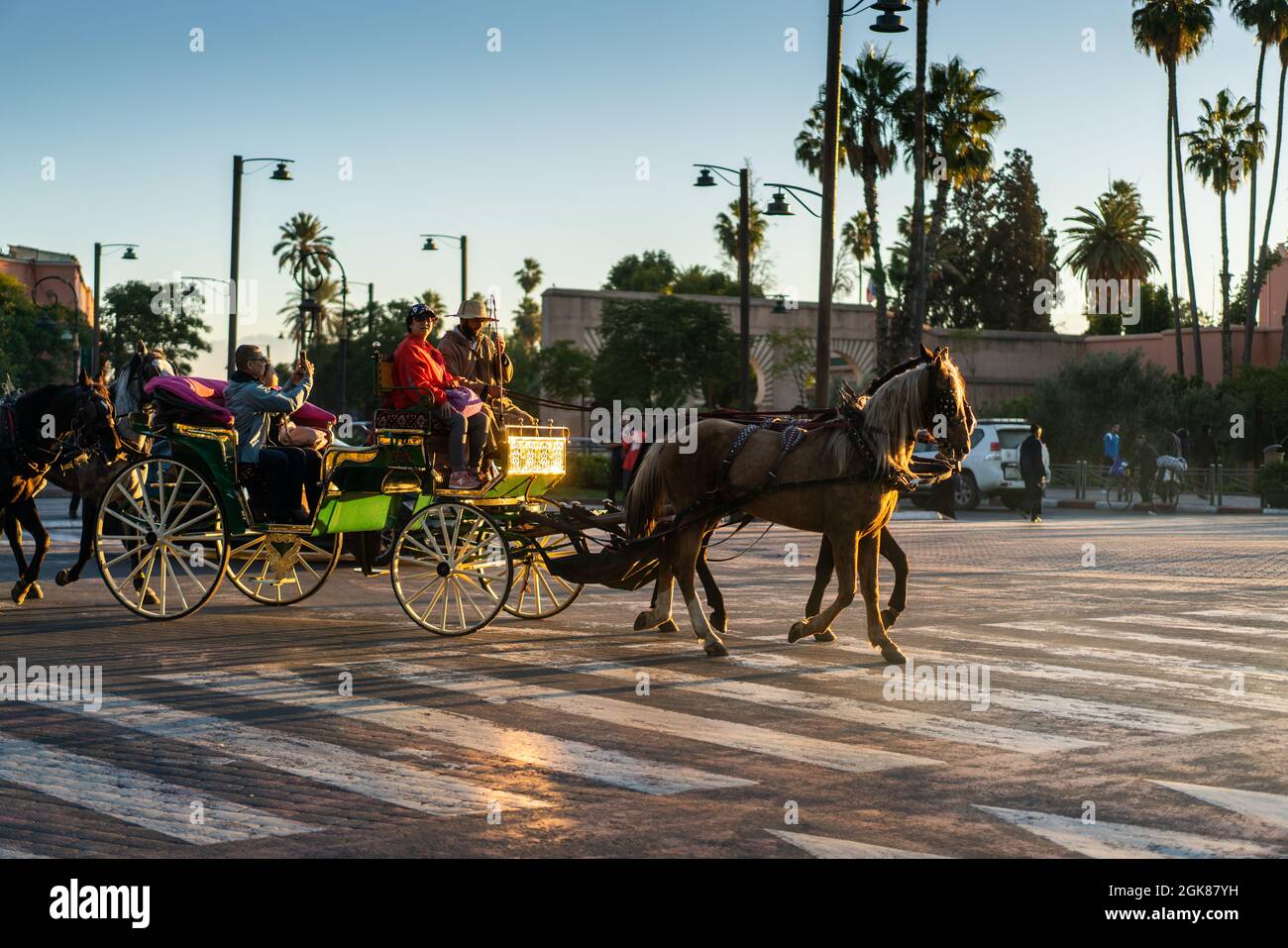 Street scene in the Marrakesh, Morocco, Africa Stock Photo - Alamy