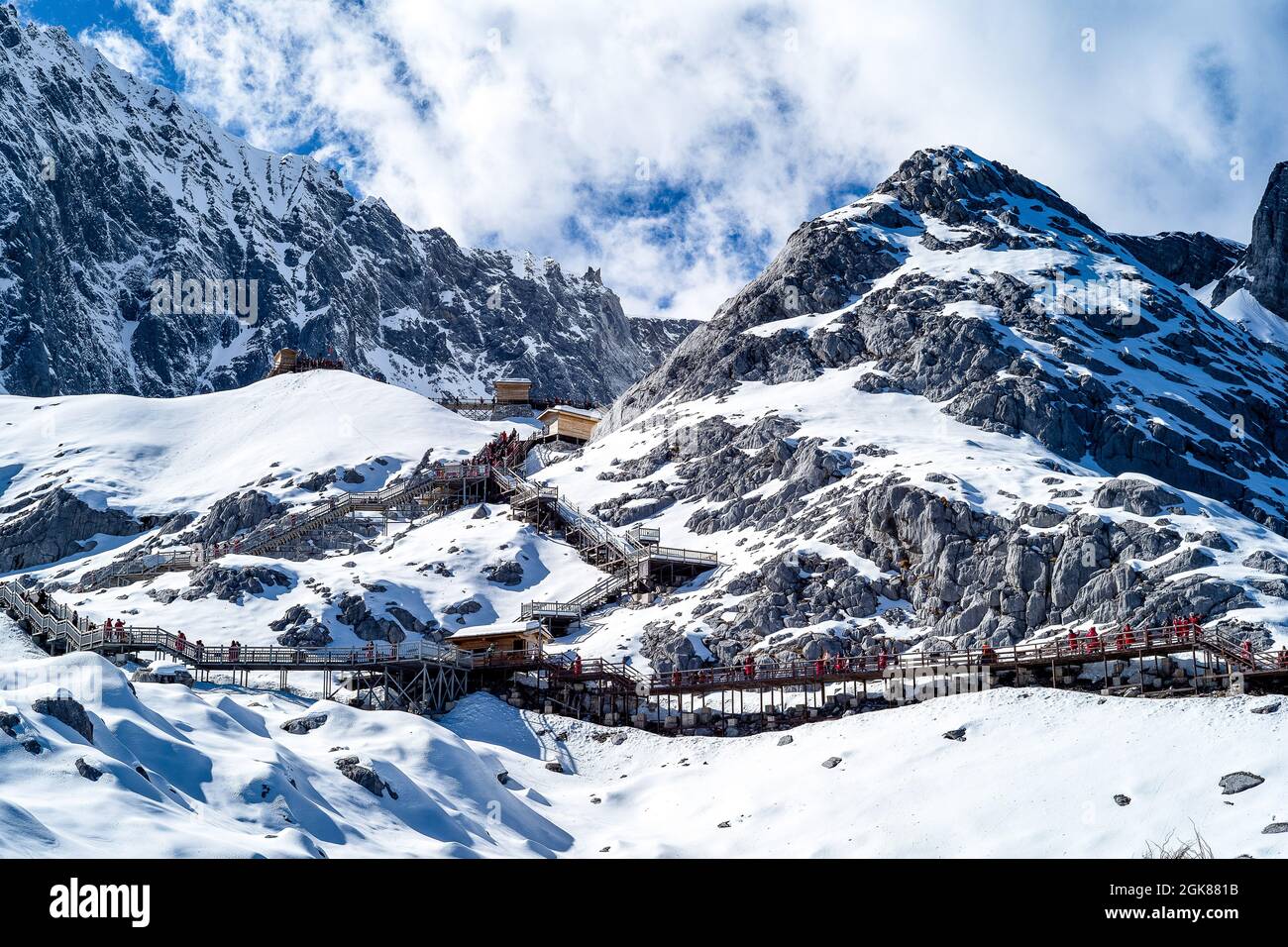Yulong Snow Mountain in China Stock Photo - Alamy