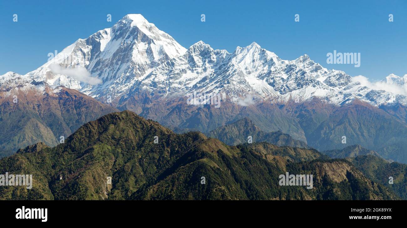 Mount dhaulagiri hi-res stock photography and images - Alamy
