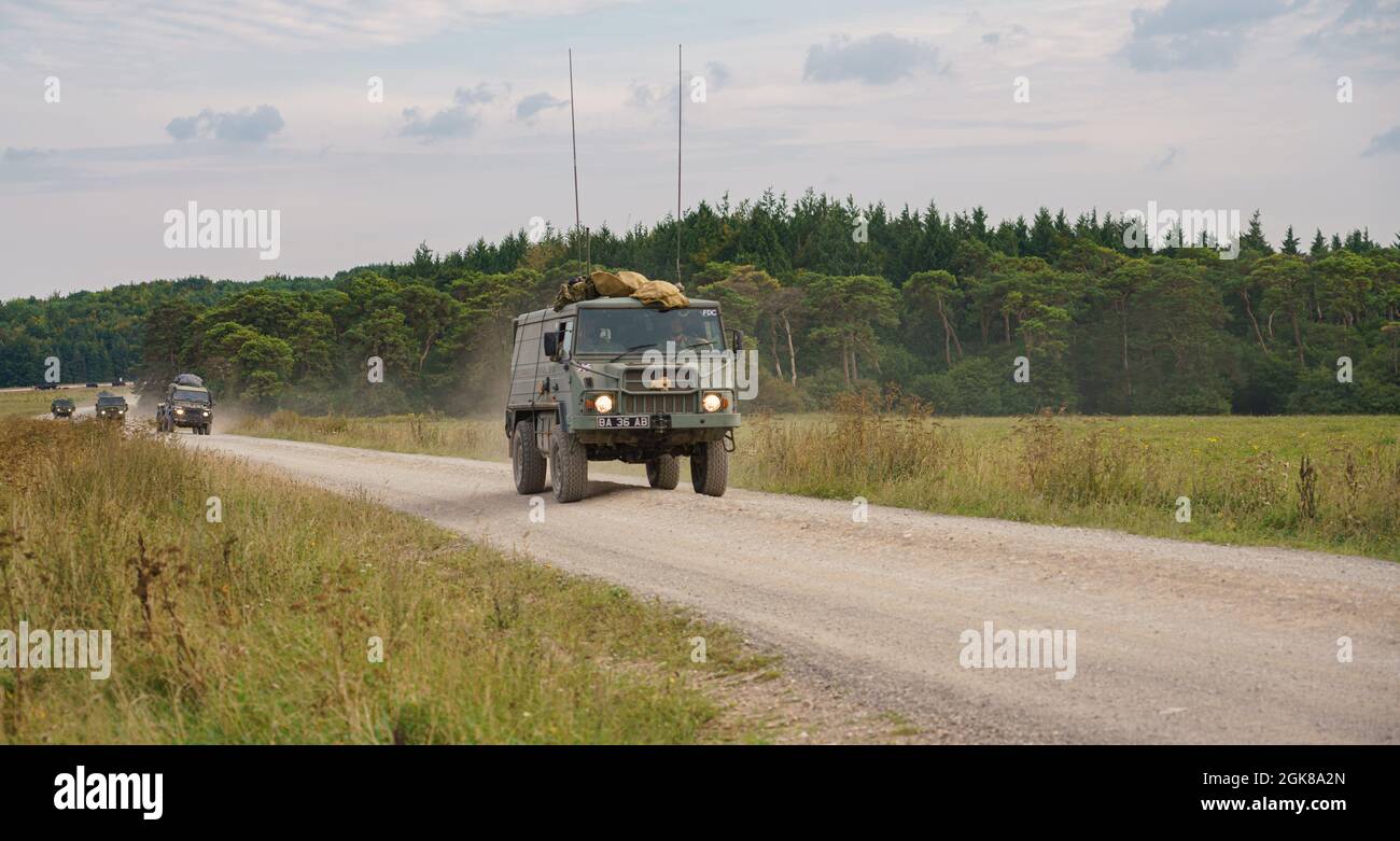 A British army Steyr-Daimler-Puch - BAE Systems Pinzgauer high-mobility ...