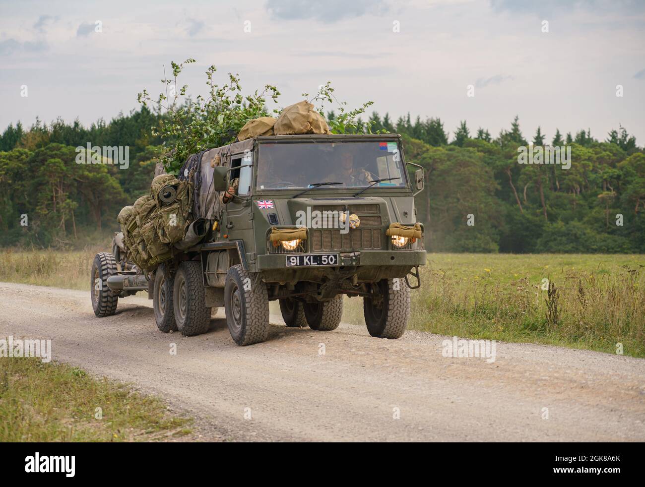 British army Steyr-Daimler-Puch BAE Systems Pinzgauer high-mobility 6x6 ...