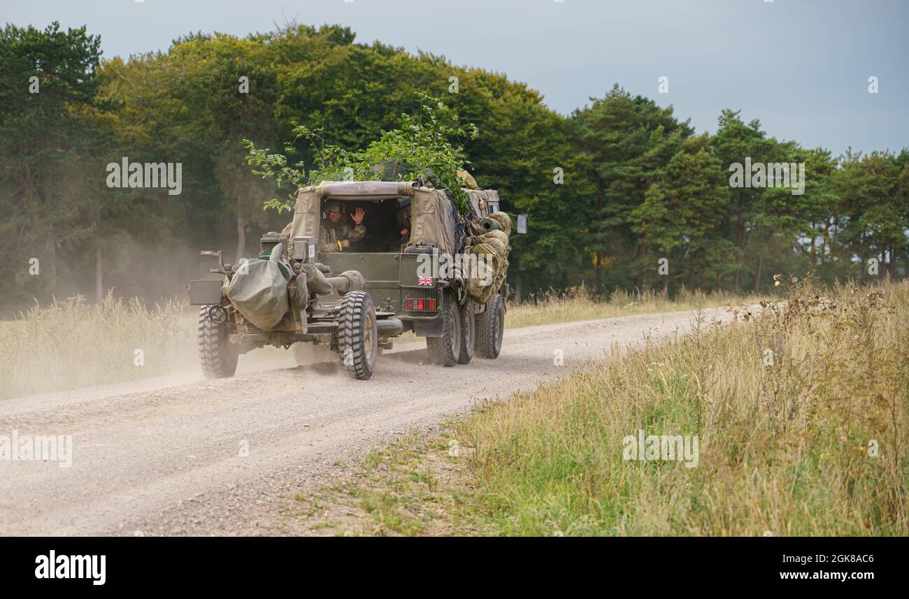 British army Steyr-Daimler-Puch BAE Systems Pinzgauer high-mobility 6x6 ...