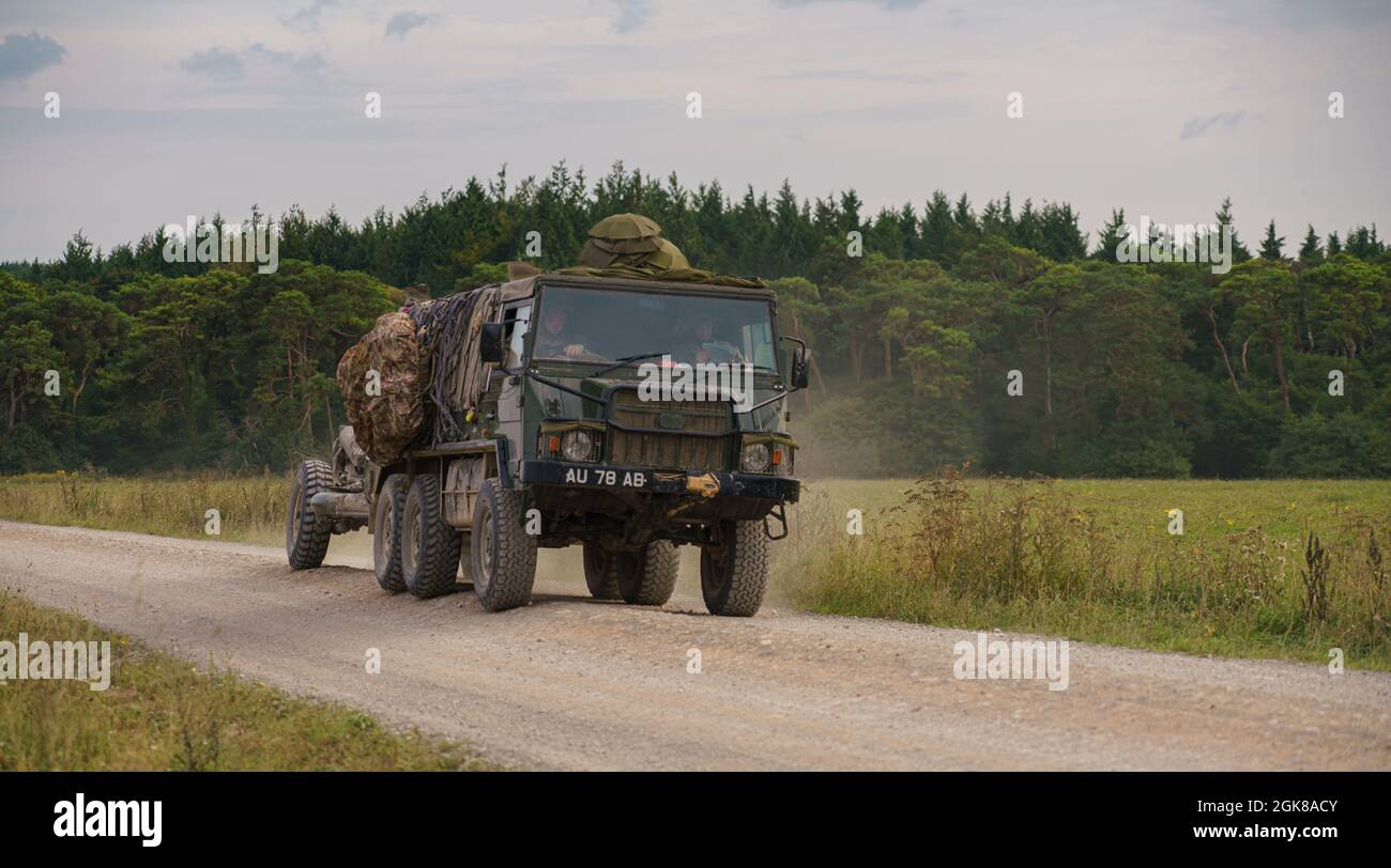 British army Steyr-Daimler-Puch BAE Systems Pinzgauer high-mobility 6x6 ...