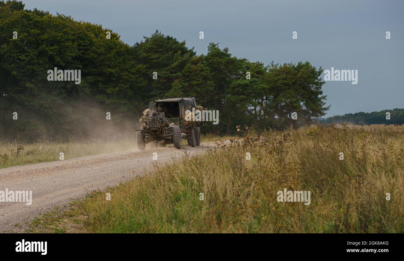 British army Steyr-Daimler-Puch BAE Systems Pinzgauer high-mobility 6x6 ...