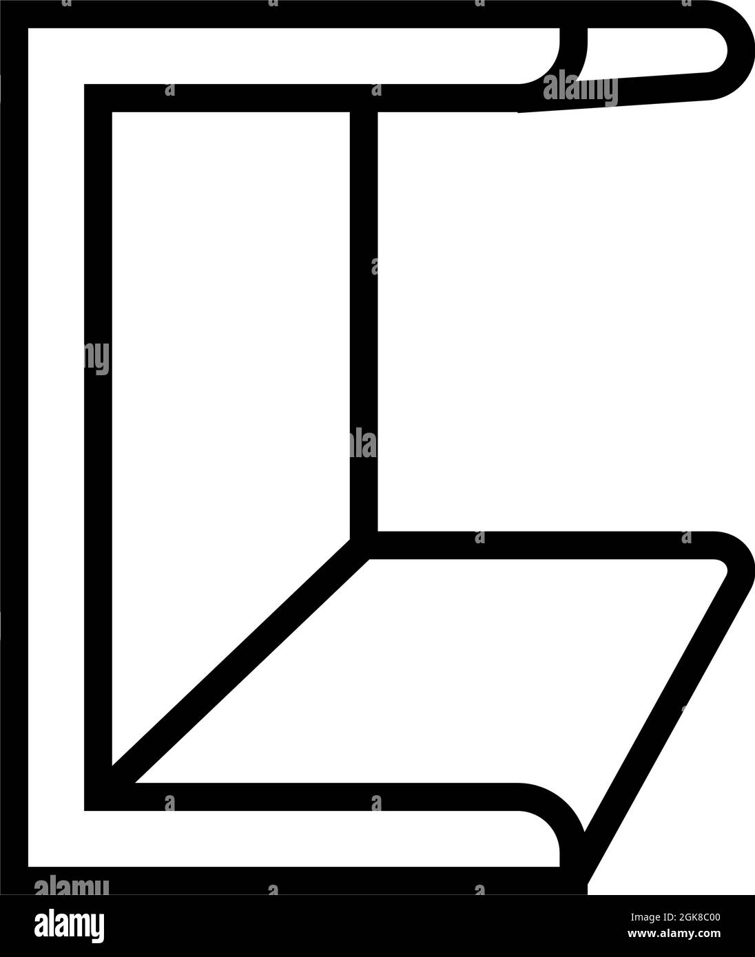 Metal profile channel Cut Out Stock Images & Pictures - Alamy