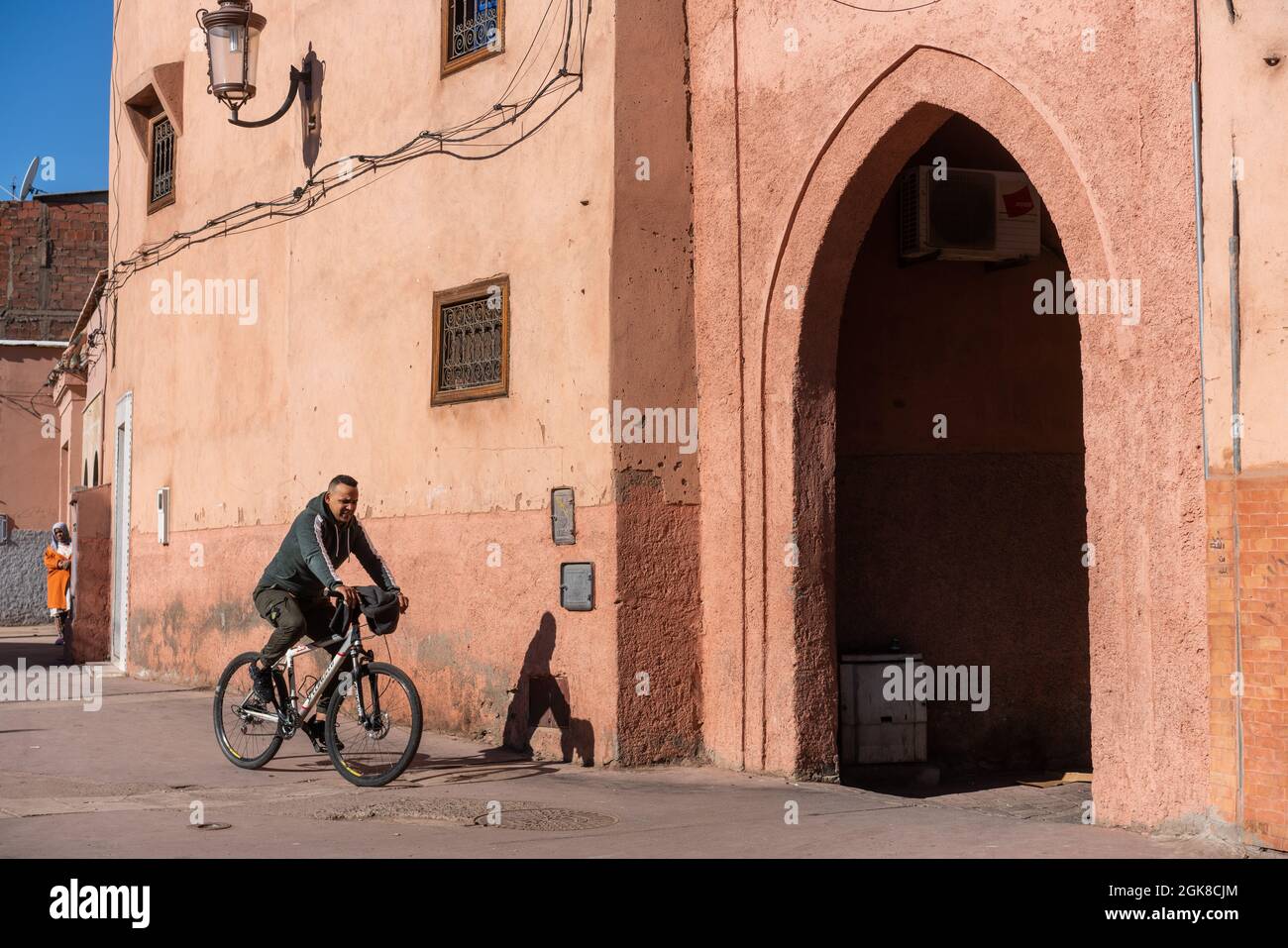 Street scene in the Marrakesh, Morocco, Africa Stock Photo - Alamy