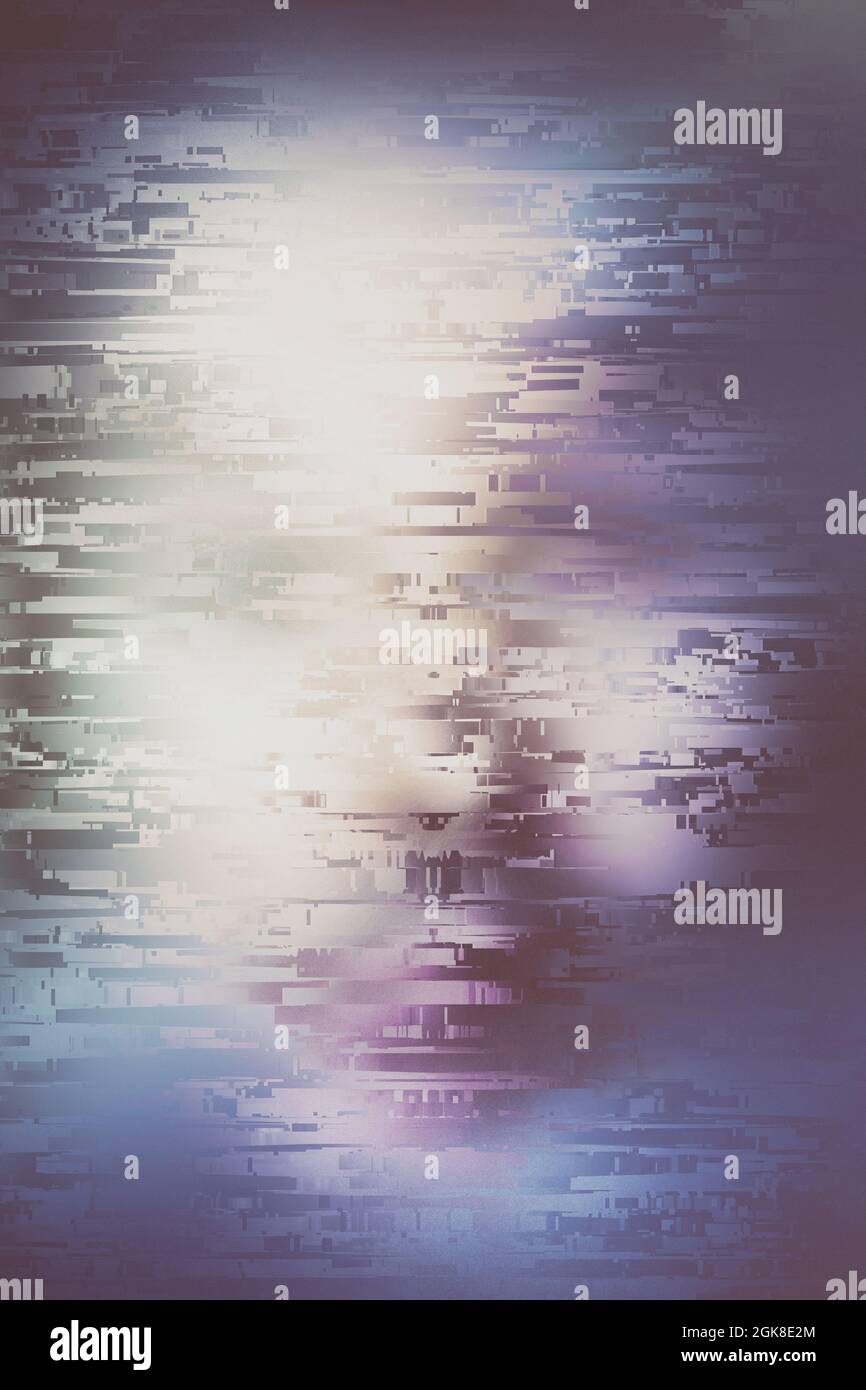 man face with glitch effect Stock Photo - Alamy