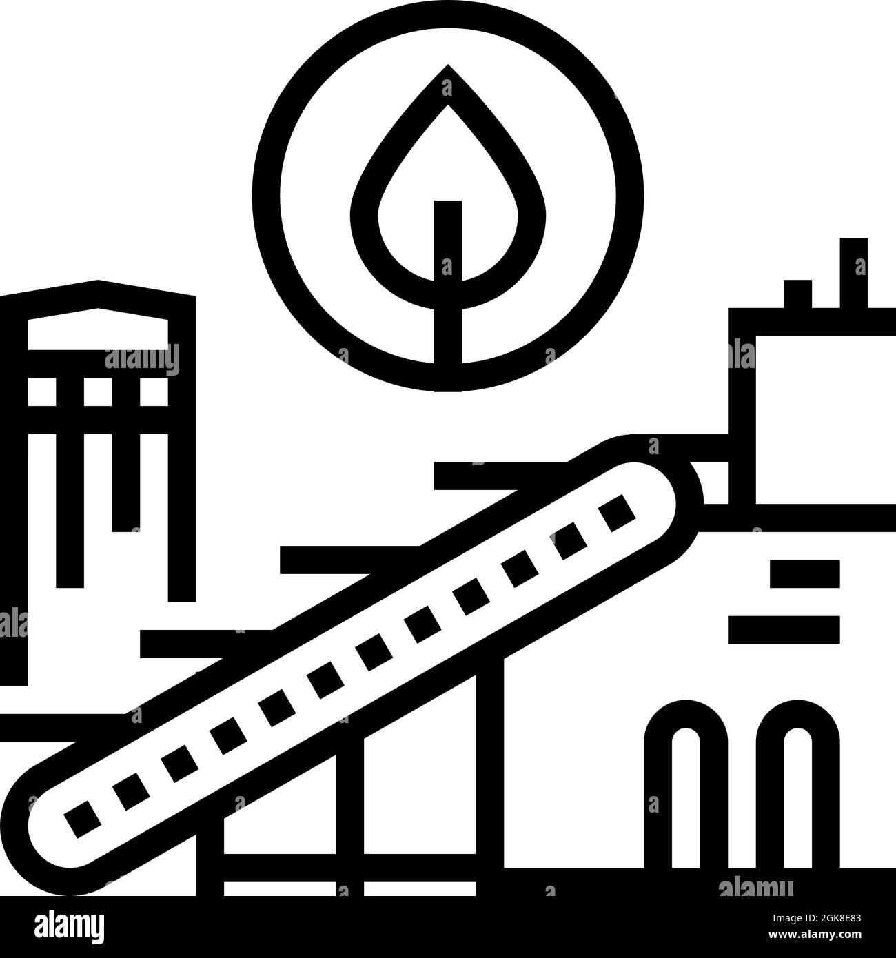environmental technologies line icon vector illustration Stock Vector ...