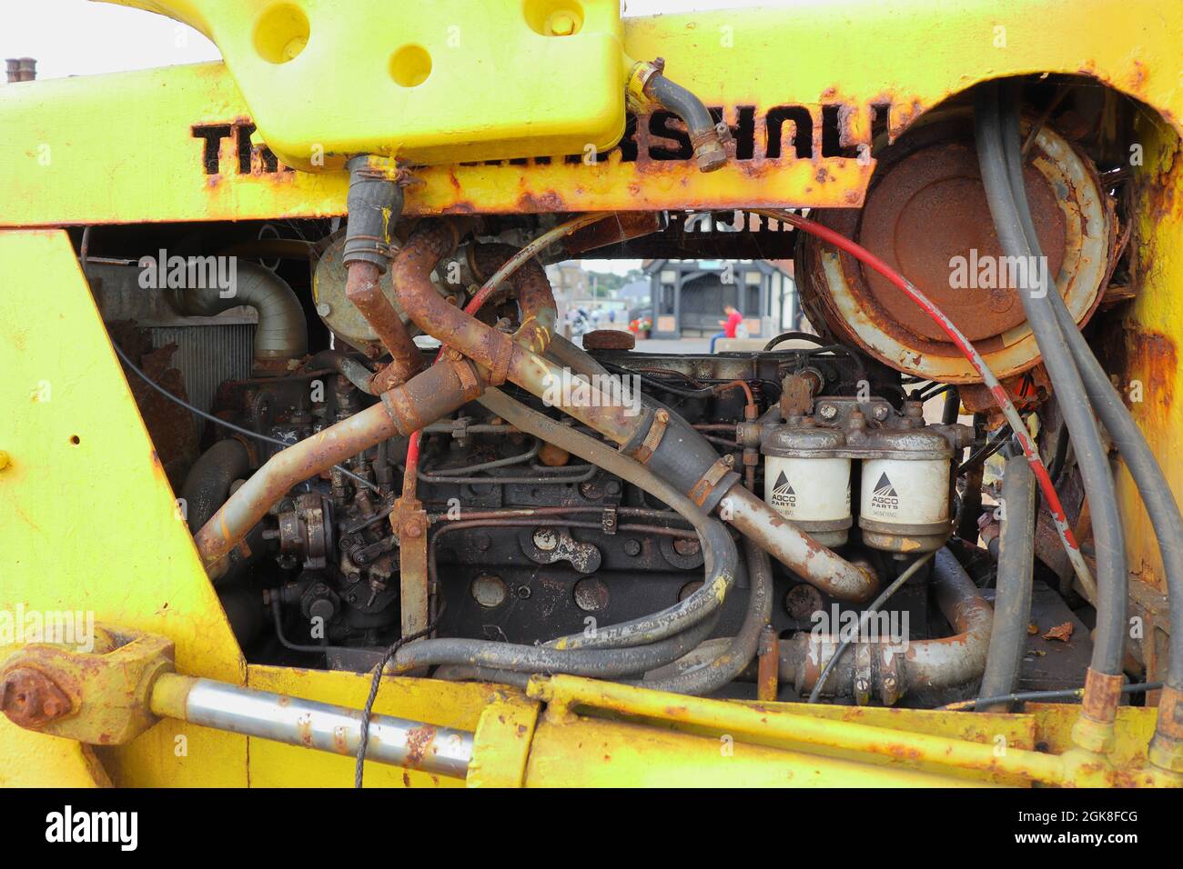 Bulldozer engine hi-res stock photography and images - Alamy