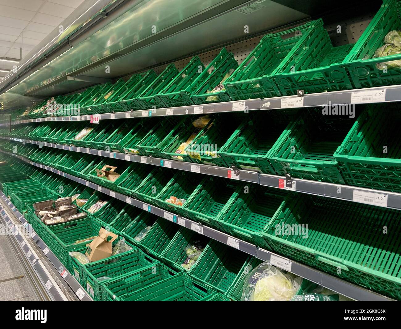 Empty Produce Shelves High Resolution Stock Photography and Images - Alamy
