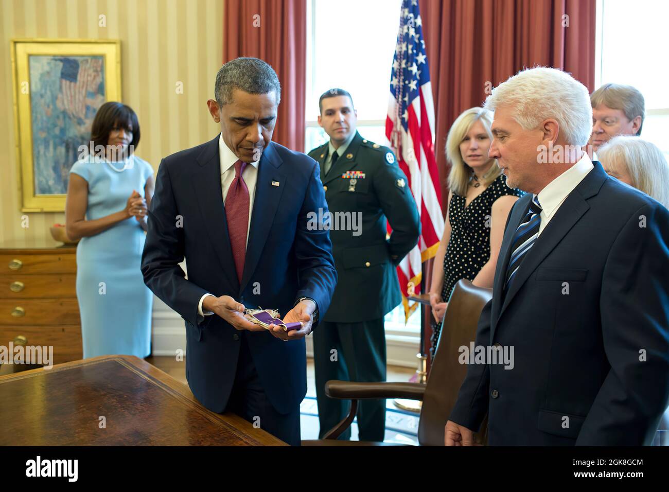 April 11, 2013"The President holds Chaplain (Captain) Emil Kapaun's ...