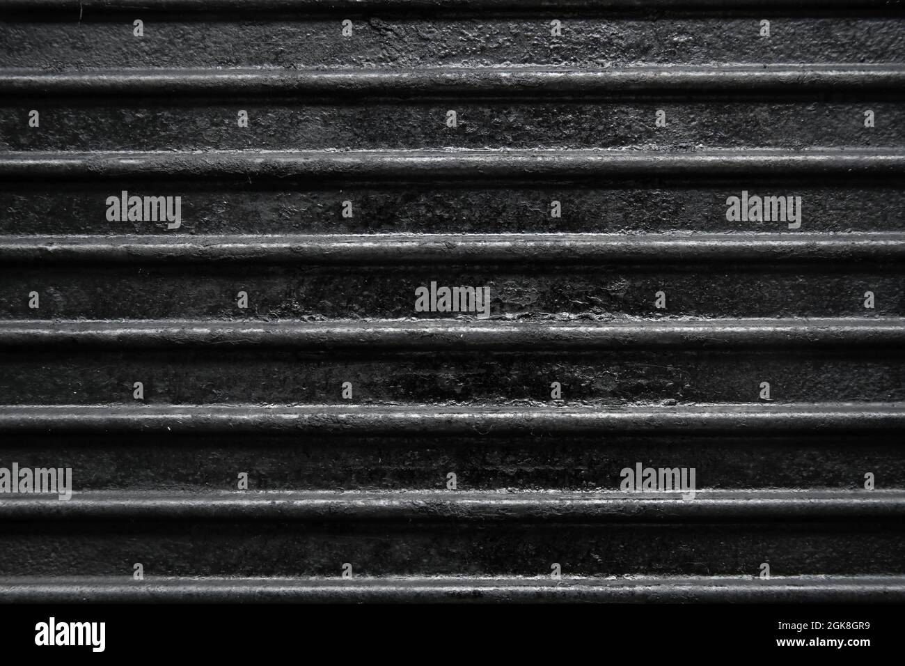 Ribbed cast iron textured surface, closeup Stock Photo - Alamy