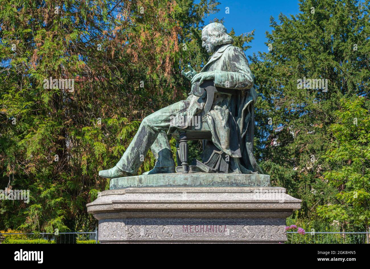Colmar, France - 09 06 2021: Hirn monument by Bartholdi Stock Photo - Alamy